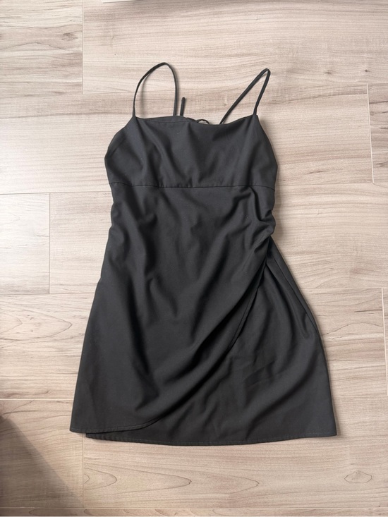 Zara | Dresses | Zara Black Spaghettistrap Mini Dress | Poshmark